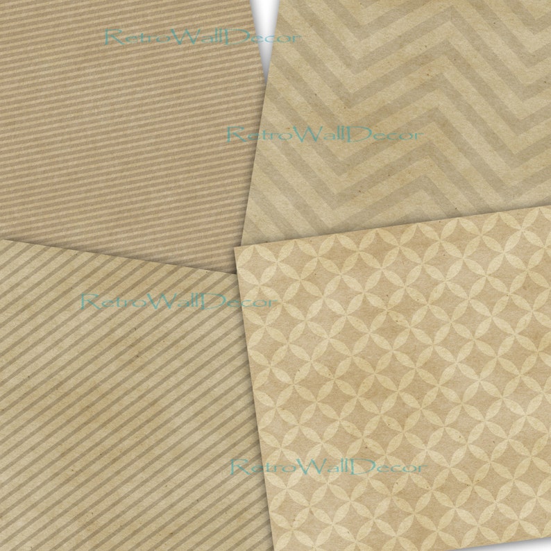 Kraft Paper Texture, Kraft Digital Paper, Kraft Scrapbook Paper, Brown ...