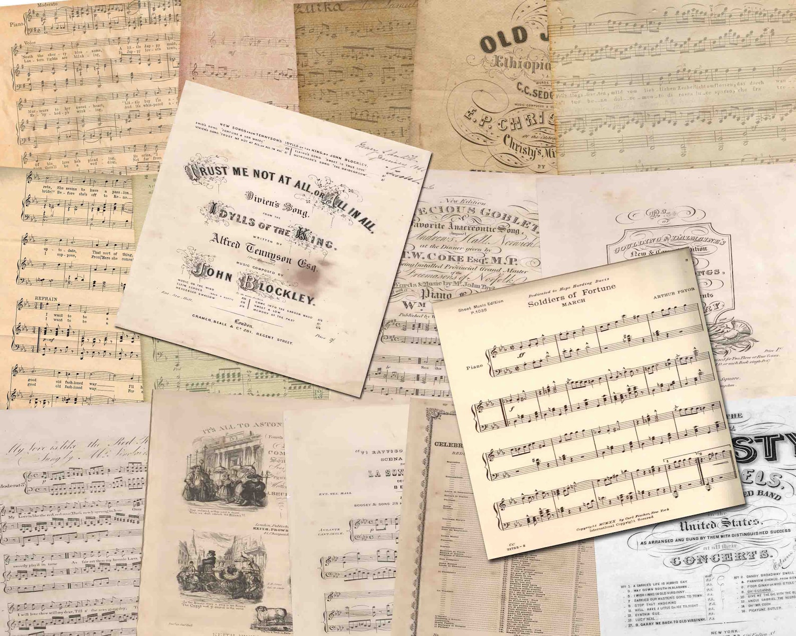 Music Digital Paper Music Sheets Paper Old Music Sheet - Etsy