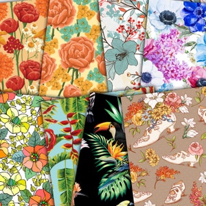 Floral Digital Paper, Flower Digital Paper, Floral Background, Rose ...