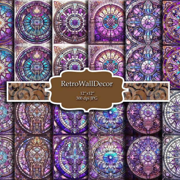Purple Glass - Etsy
