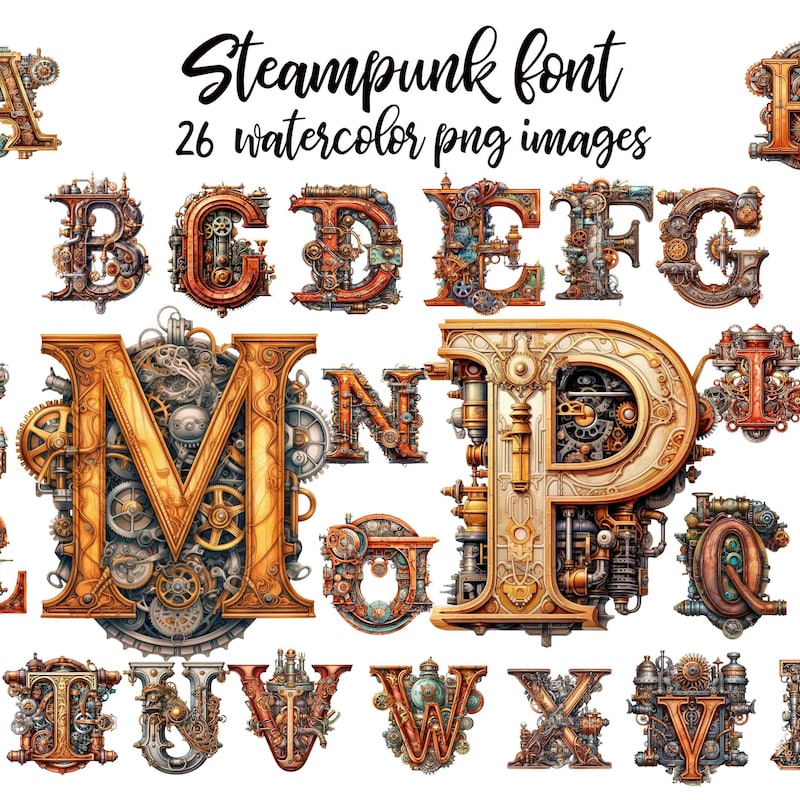 Typography Fonts - Etsy