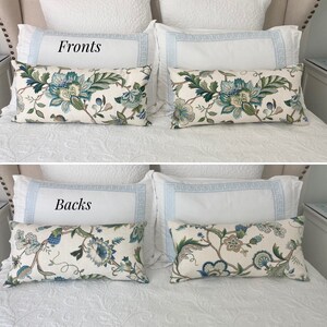 Ready to Ship 12x24 Jacobean Floral Lumbar Pillow Cover Kravet Ingrid ...