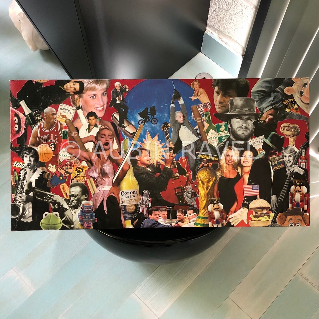 MARTY - Collage Art - Etsy