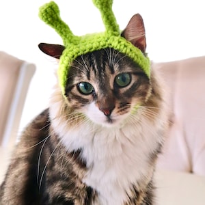Alien Cat Hat, Cat Alien Antennae Headband, Outerspace Scifi ...