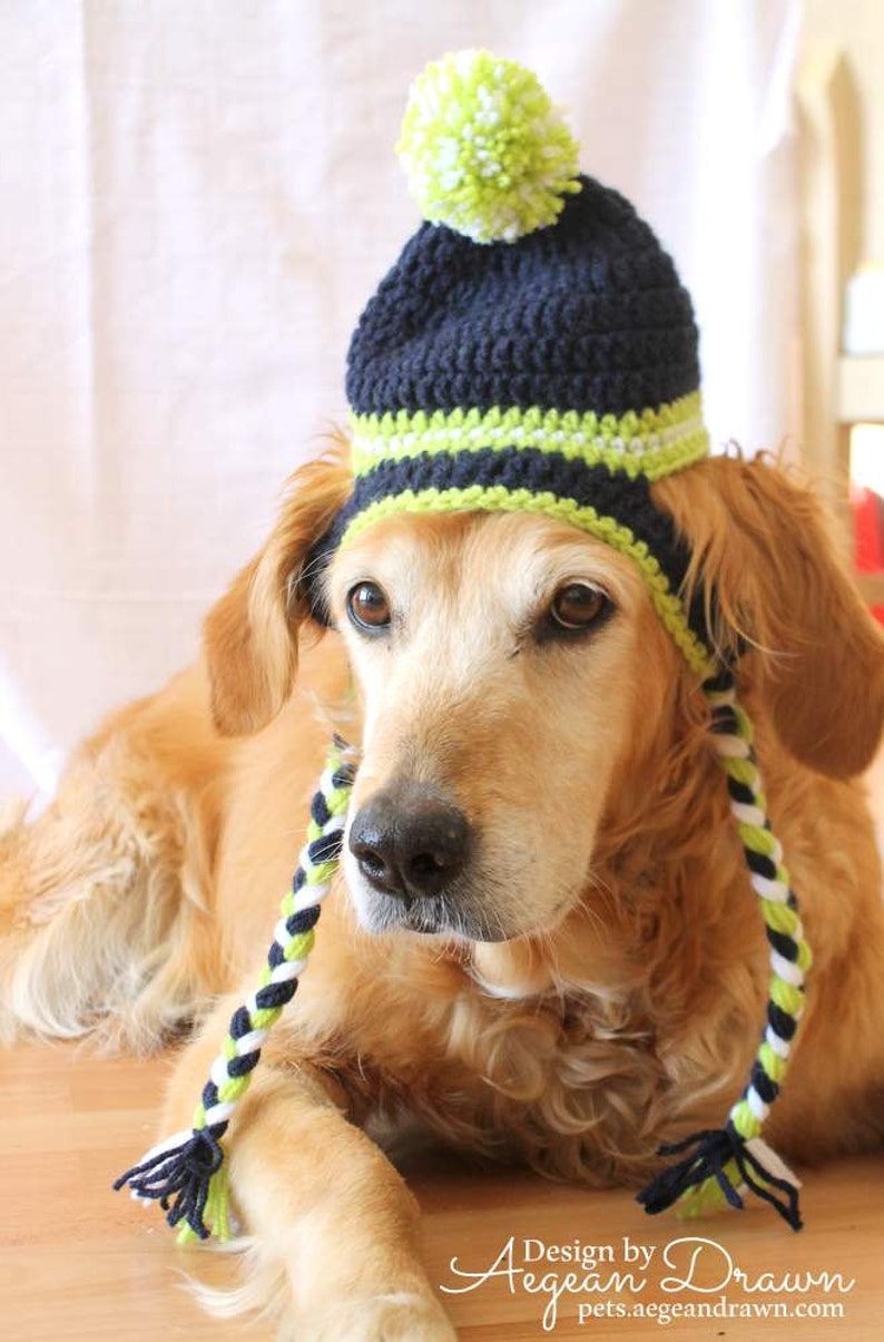 Dog Hat, Ear Flap Dog Hat, Dog Beanie, Pom Pom Hat for Dogs, Toboggan ...