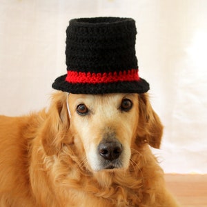 Top Hat for Dogs With Optional Bow Tie Add On, Custom Colors Available ...