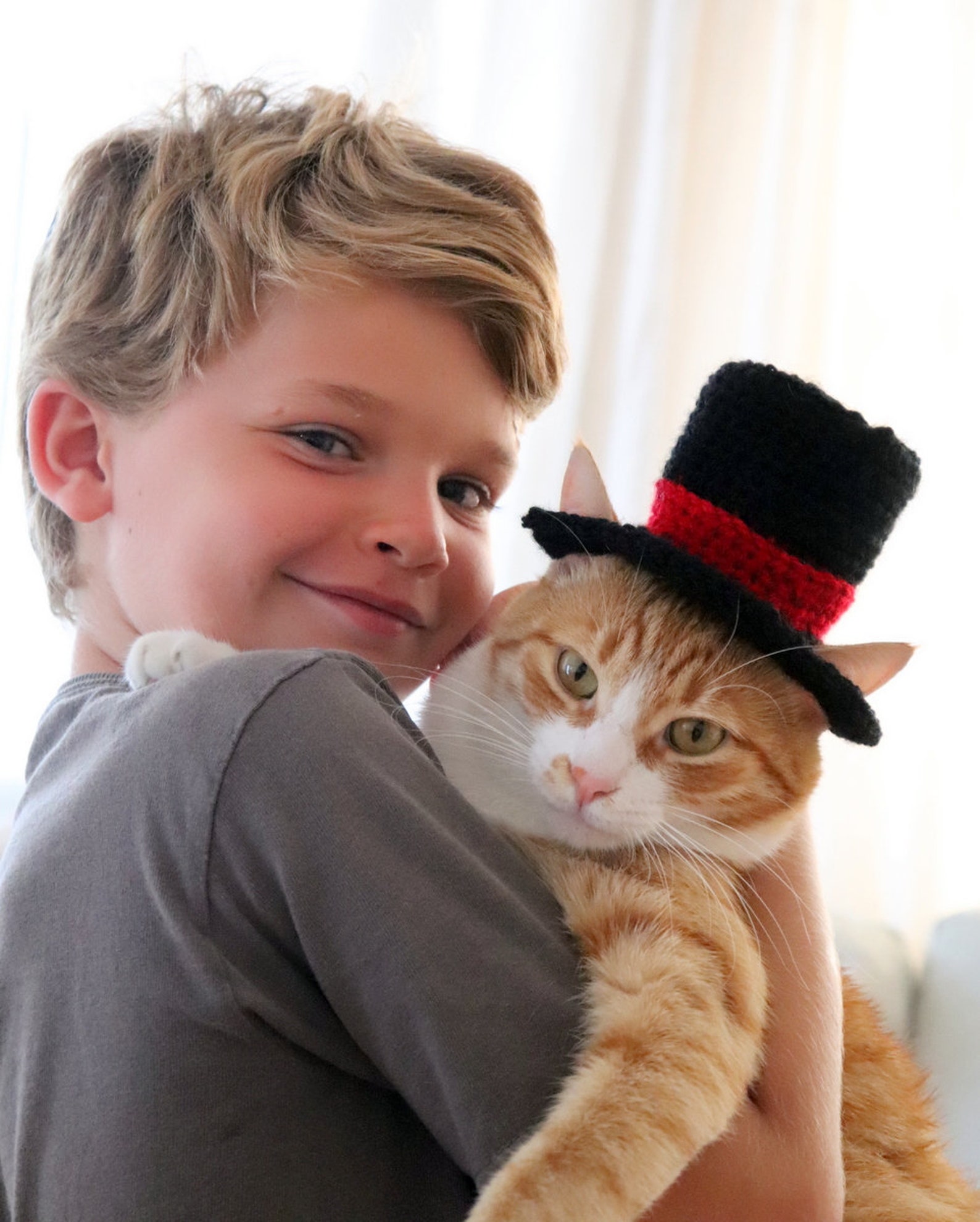 Top Hat for Cats Cat Wedding Apparel Cat Formal Wear Feline - Etsy