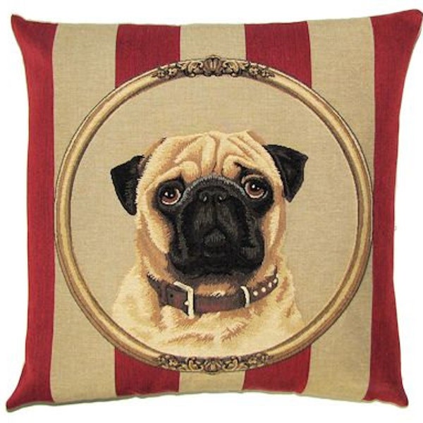 Pug Pillow - Etsy