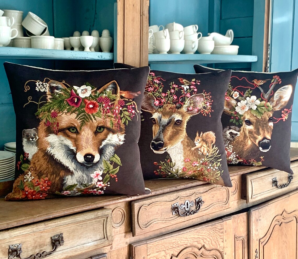 Fox Decor Fox Pillow Cover Fox Lover Gift Fox Cushion - Etsy