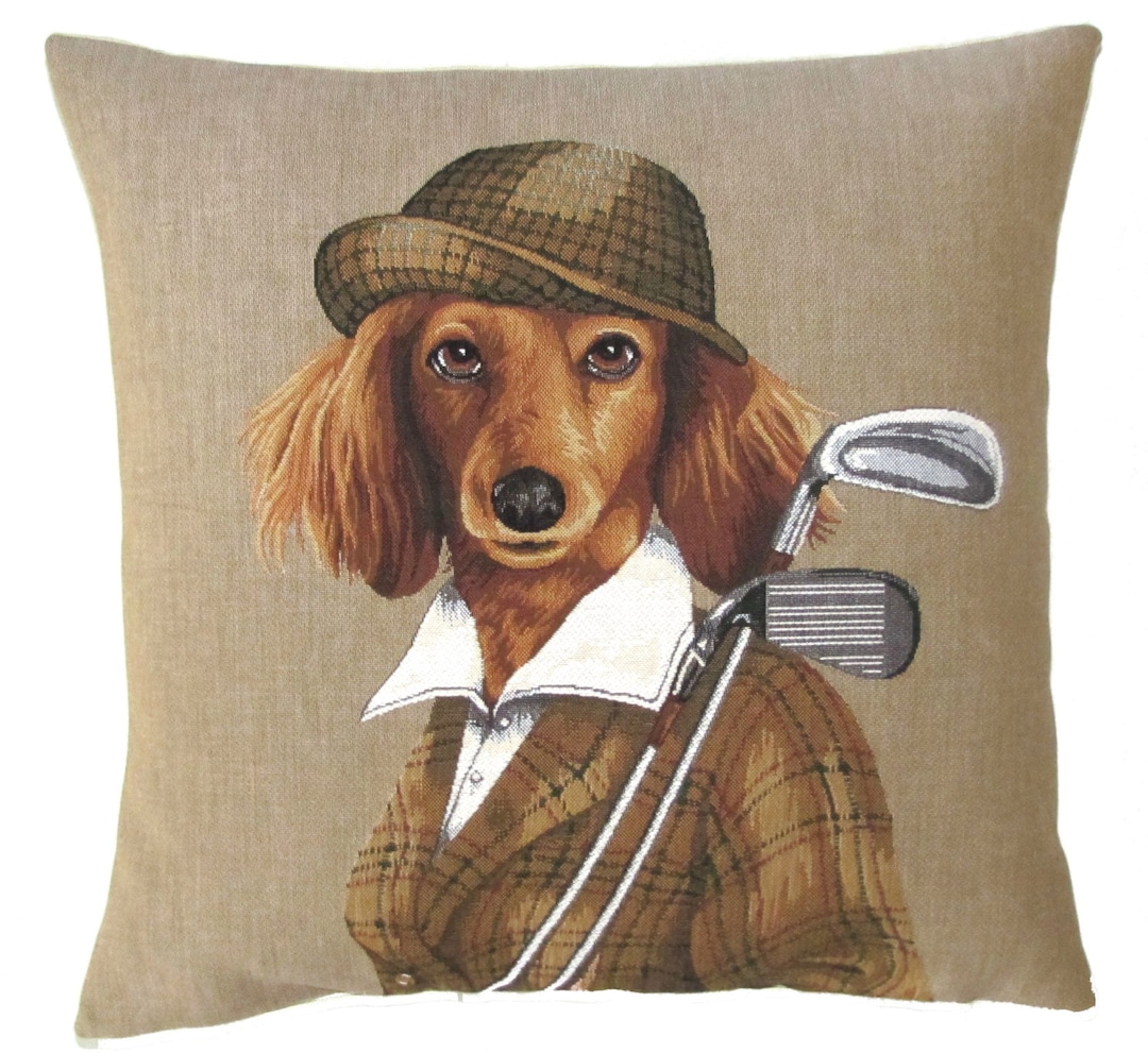 Cocker Spaniel Pillow Cover - 18x18 Belgian Tapestry Cushion - Spaniel ...