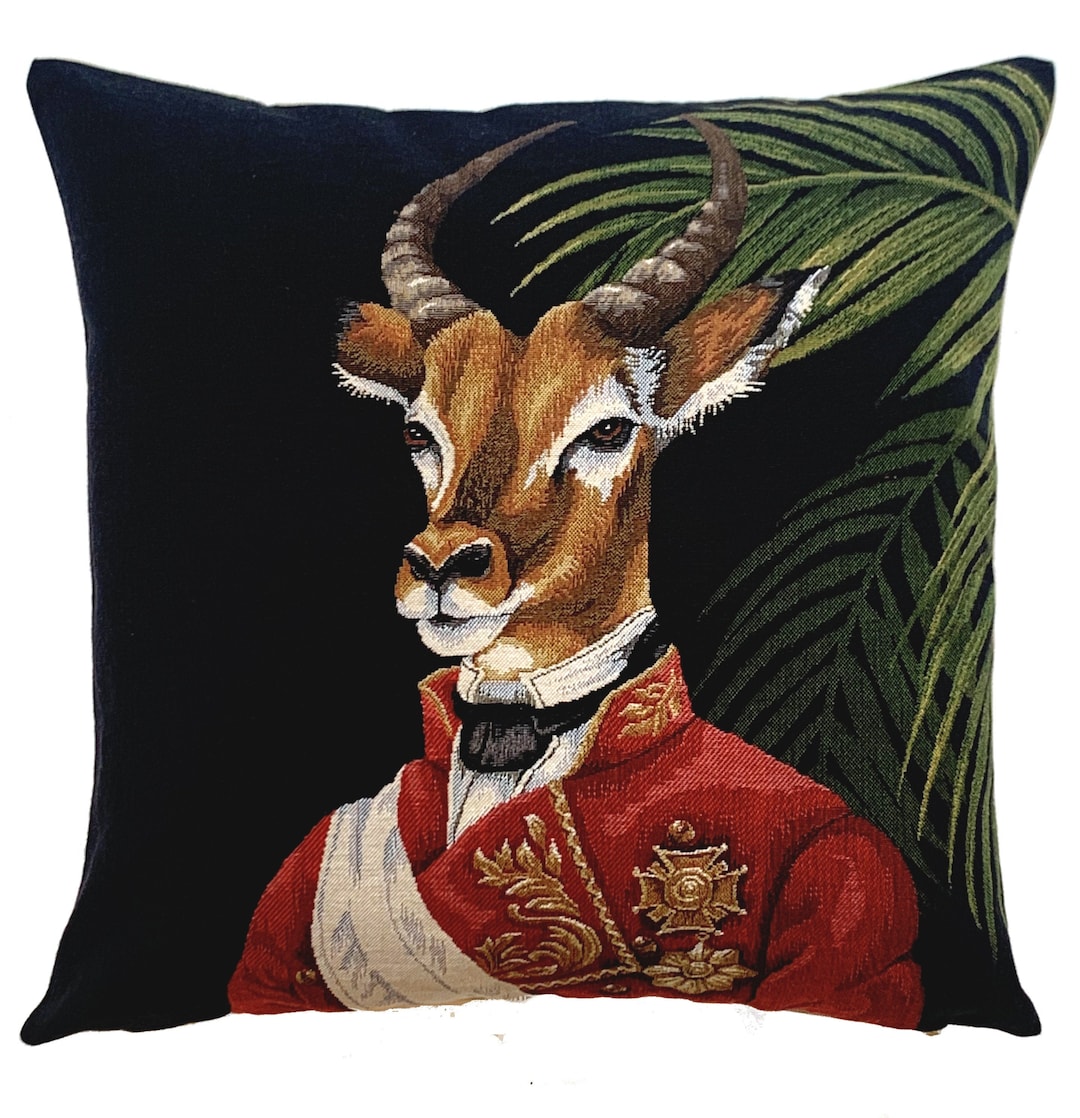 Okapi Pillow Cover - Okapi Decor - Okapi Lover Gift - Colonial Decor ...