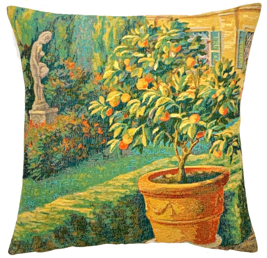 Tuscan Villa Pillow Cover Tuscan Decor Italian Decor Mediterranean Gift ...