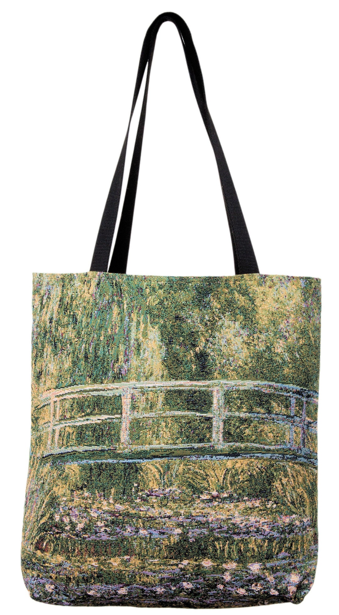 The Bridge of Giverny Handbag - Monet Shoulder Bag - Fine Arts Tote Bag ...