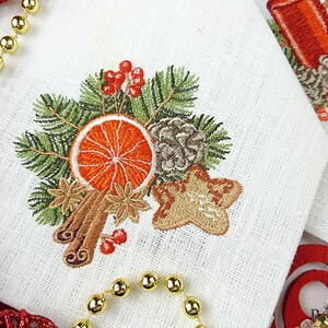 Machine Embroidery Design Christmas decoration 2 sizes | Etsy