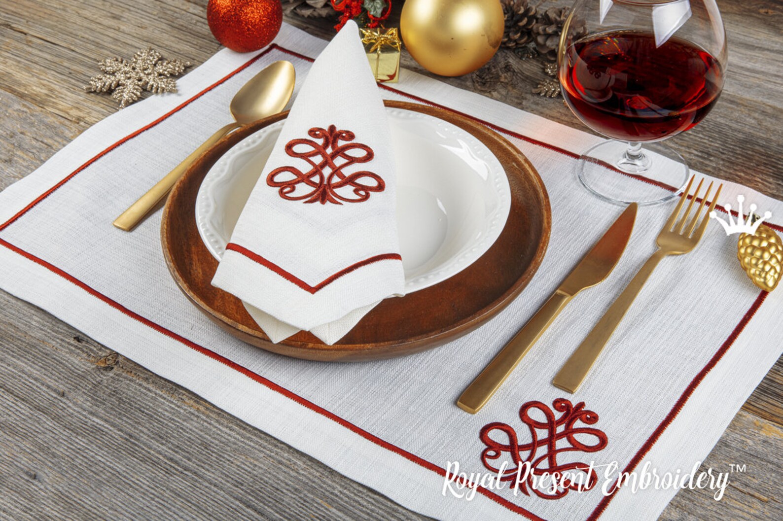 Retro Element 3D Machine Embroidery Design | Etsy