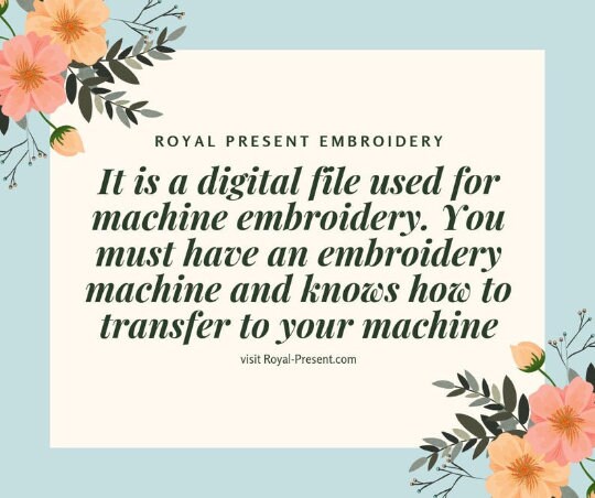 Eastern Border Machine Embroidery Design 3 Sizes | Etsy