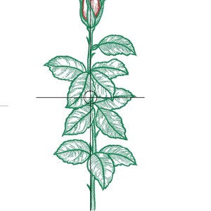 Triptych Roses Machine Embroidery Designs - 7 Sizes - Etsy