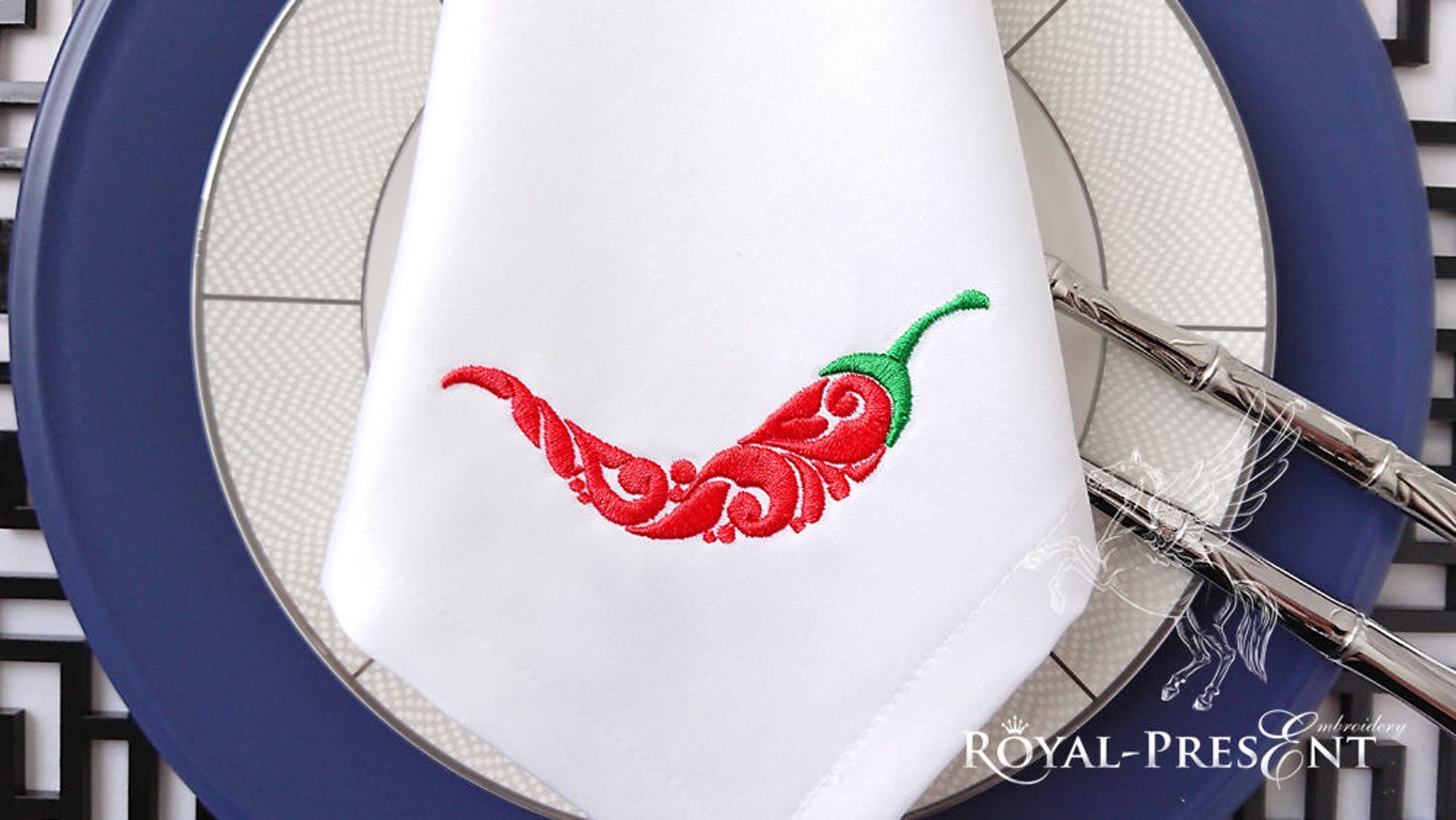 Chilli Pepper Machine Embroidery Design - Etsy