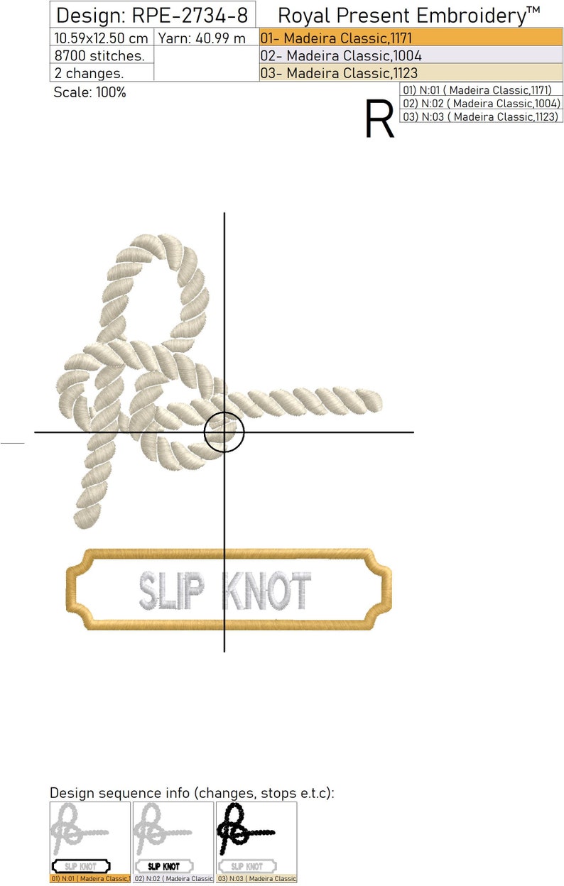 Set of Nautical Rope Knots Machine Embroidery Designs - Etsy