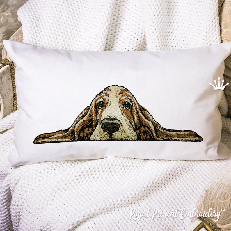 Basset Hound Machine Embroidery Design - 10 Sizes - Etsy