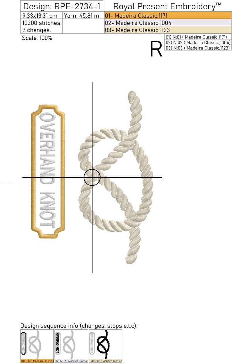 Set of Nautical Rope Knots Machine Embroidery Designs - Etsy
