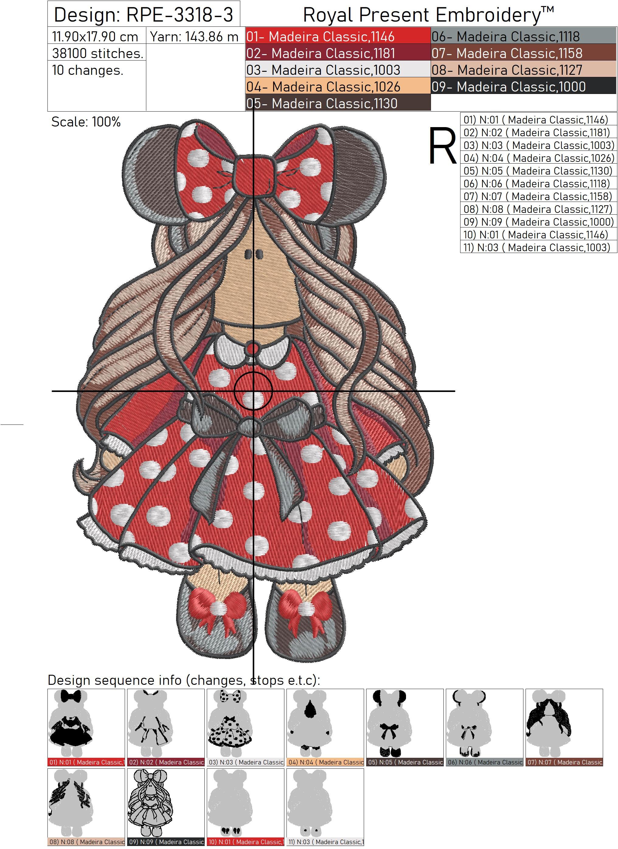 Mouse Tilda Doll Machine Embroidery Design - 4 Sizes - Etsy