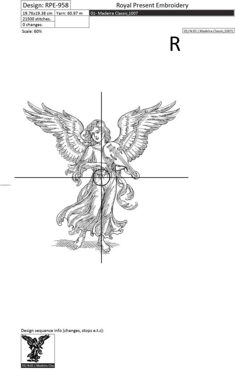 Christmas Angel With Violin Machine Embroidery Design - Etsy