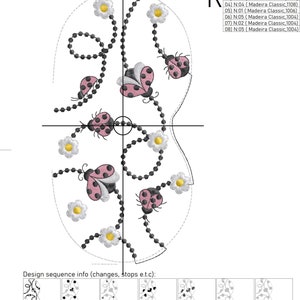 ITH Pink Ladybugs Sleep Mask Machine Embroidery Design - 3 Sizes - Etsy