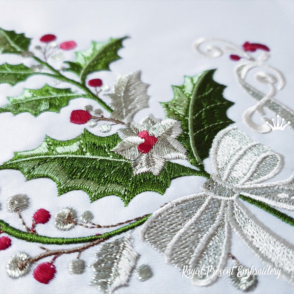 Machine Embroidery Christmas Corners - Etsy