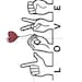 Sign Language LOVE Lettering Machine Embroidery Design - 9 Sizes - Etsy