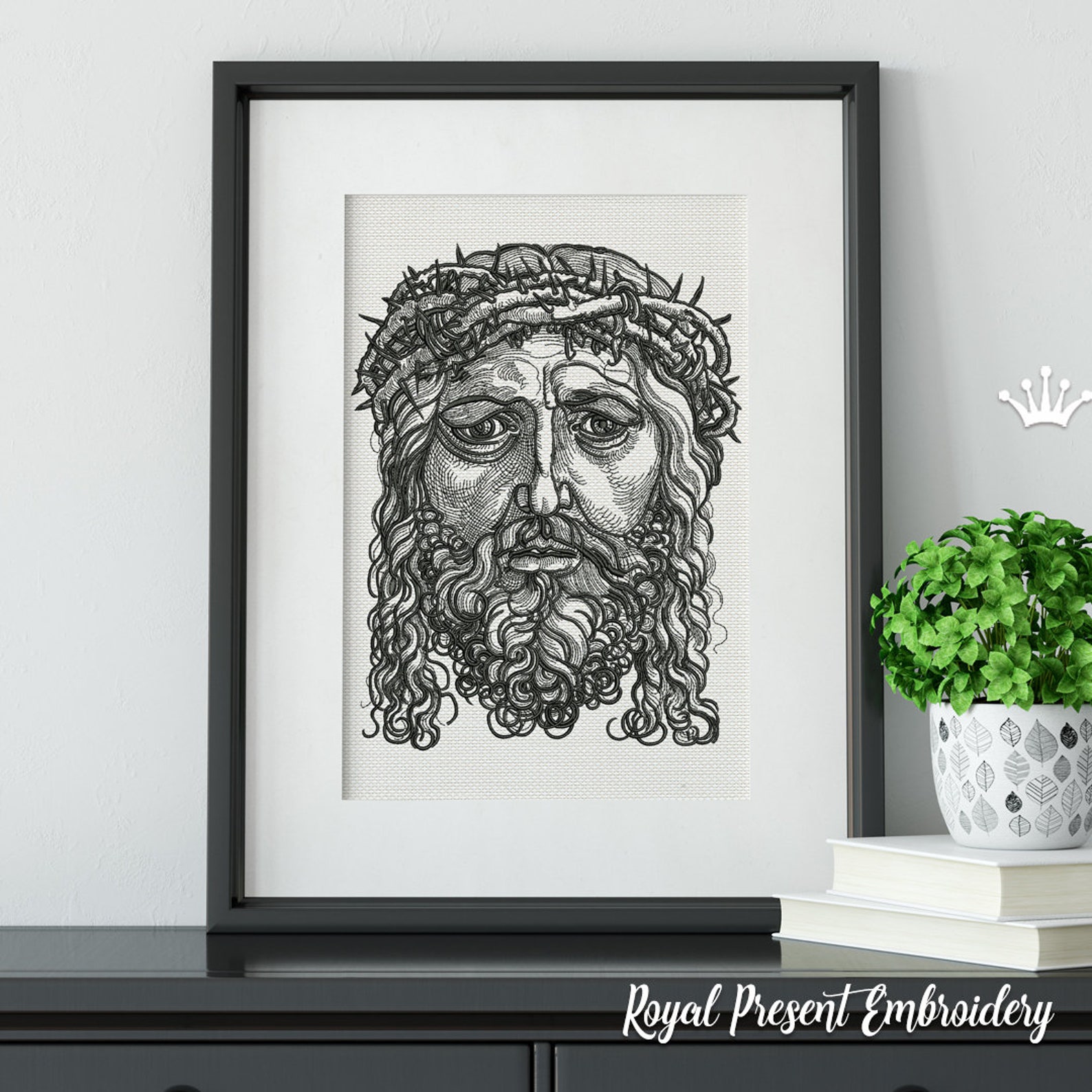 Jesus Machine Embroidery Design 4 Sizes - Etsy