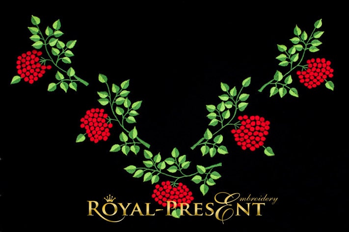 Red Rowan Machine Embroidery Designs Set - Etsy