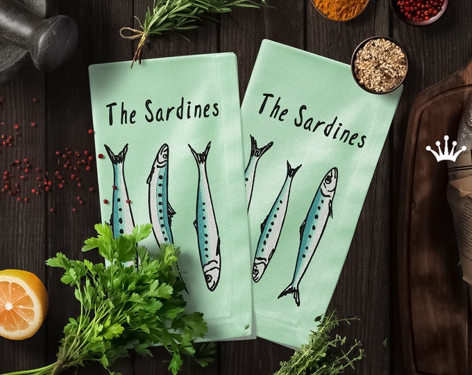 Tin of Sardines Contemporary Modern Hand Embroidery Pattern Pdf File ...