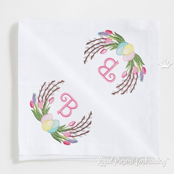 Easter Frame Machine Embroidery Design 6 Sizes | Etsy