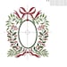 Christmas Monogram Frame Machine Embroidery Design - 4 Sizes - Etsy