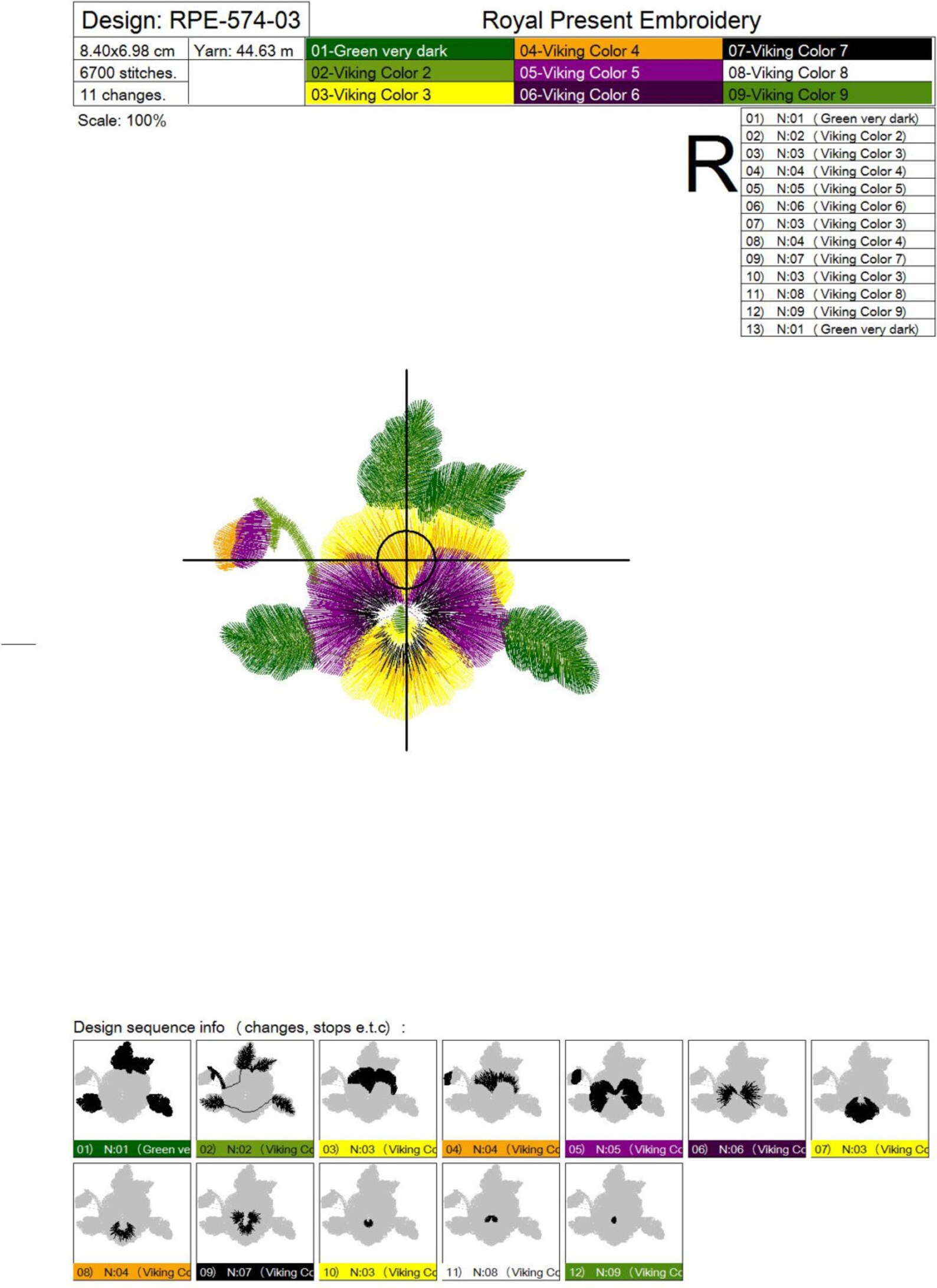 PANSY Machine Embroidery Design - Etsy