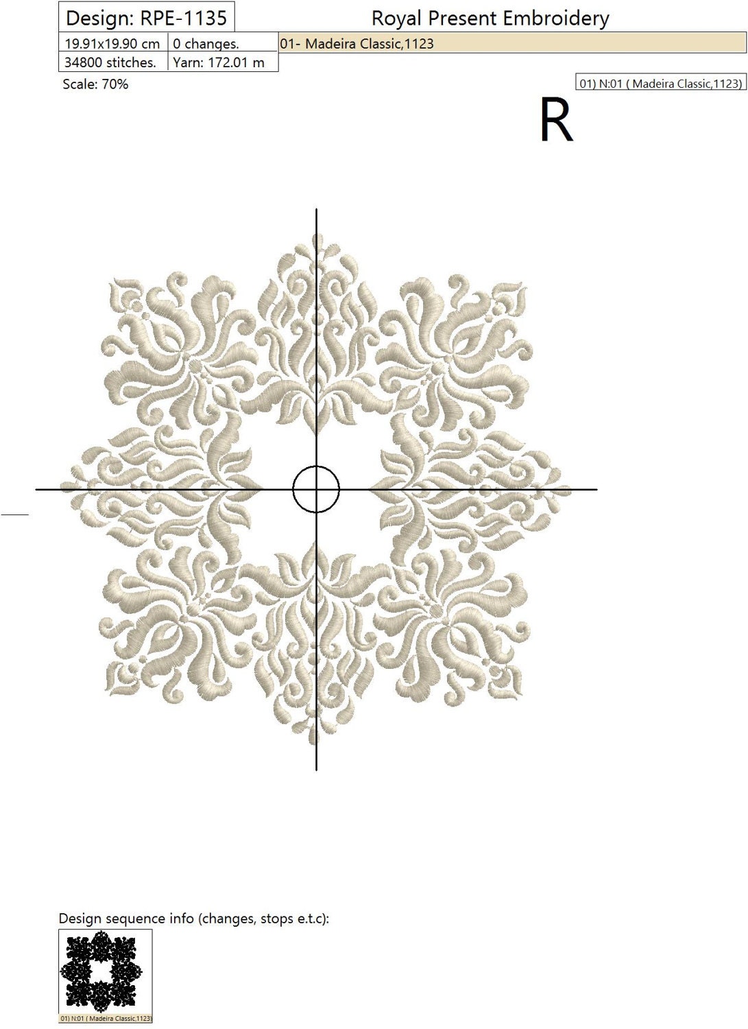 Royal Vintage Frame Machine Embroidery Design - Etsy