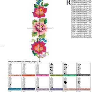 Set of 3 Machine Embroidery Designs - Polish Folk Roses - Etsy