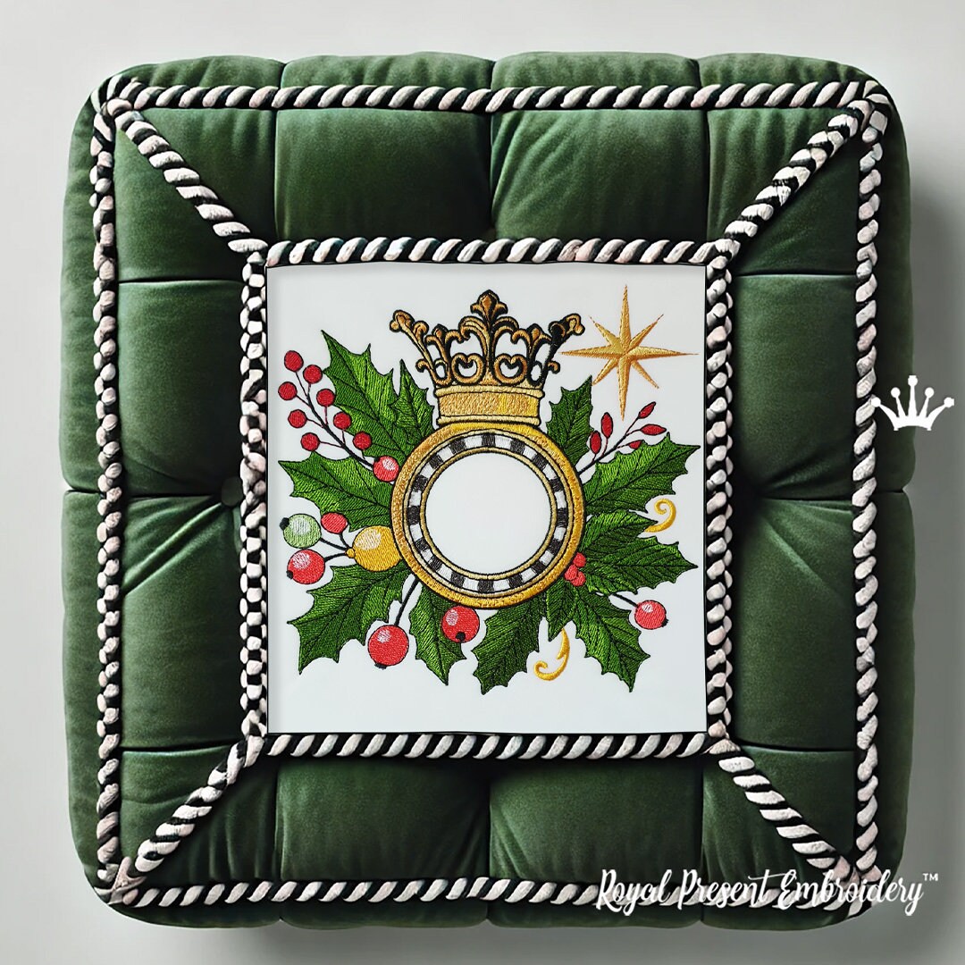 Gold Ring Frame Set Machine Embroidery Designs Set - 4 Sizes - Etsy