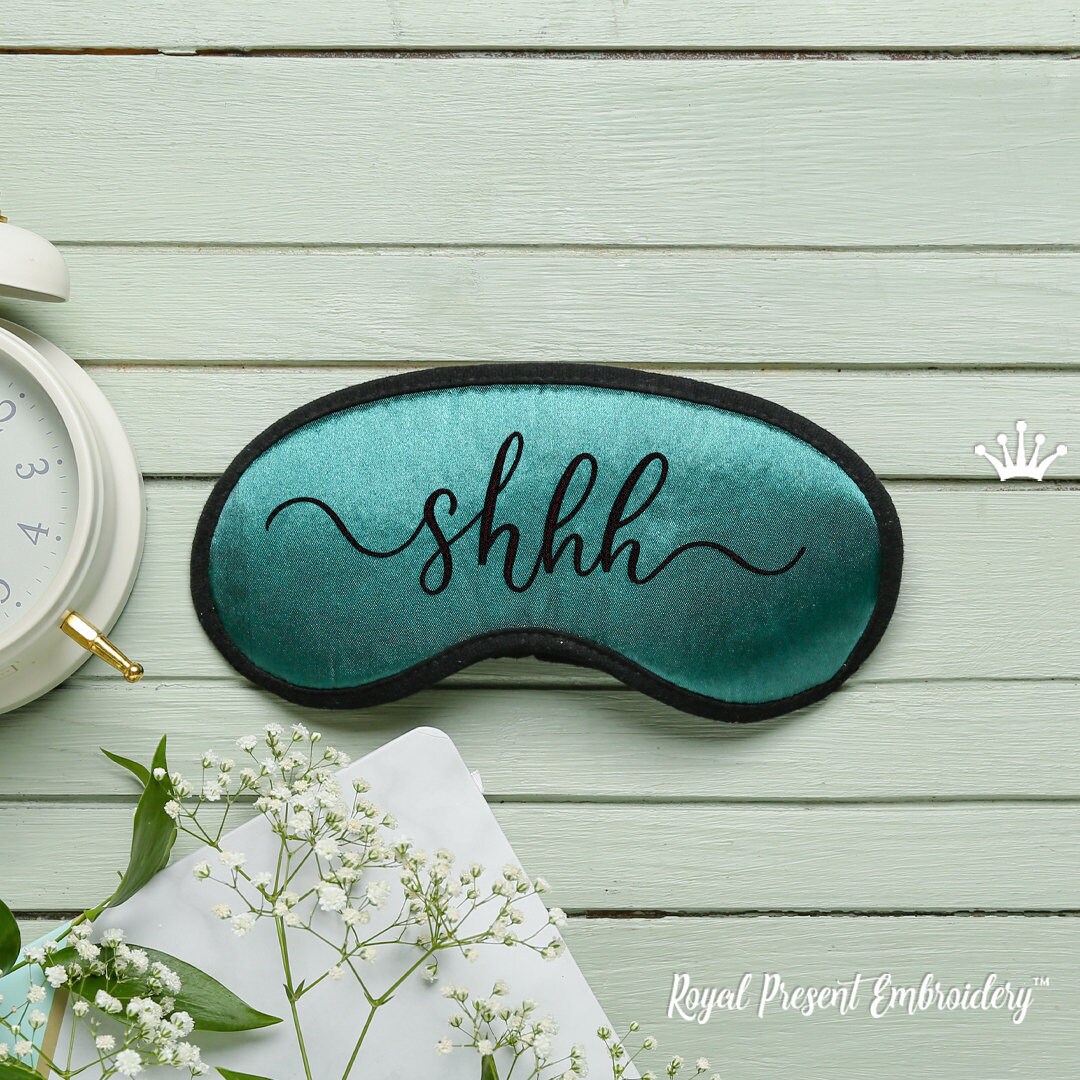 Shhh Machine Embroidery Design - 10 Sizes - Etsy