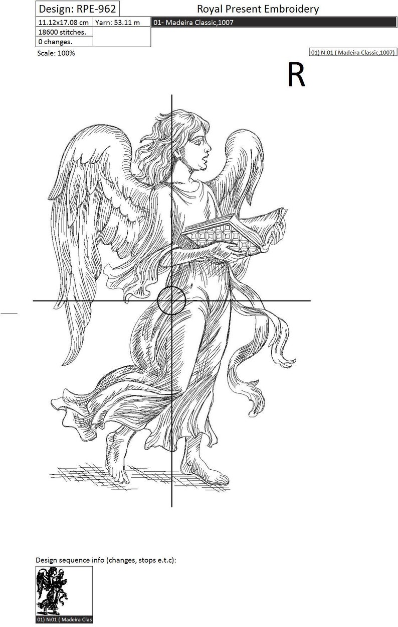 Singing Angel Christmas Machine Embroidery Design | Etsy