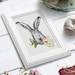 Spring Rabbit Machine Embroidery Design - Etsy