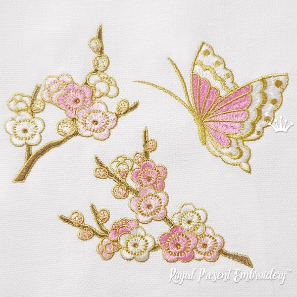 Sakura Embroidery - Etsy