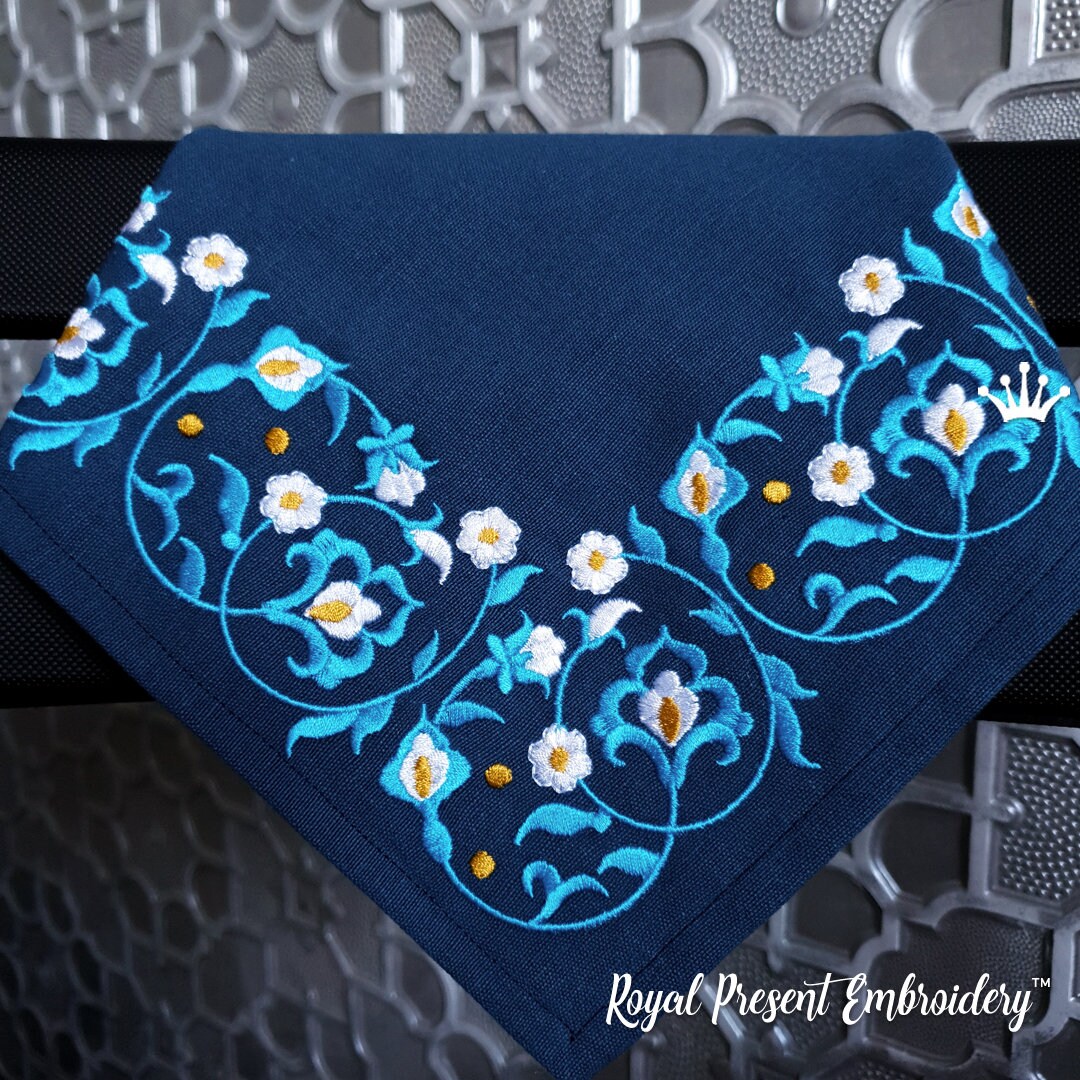 Machine Embroidery Design Morocco Border - 2 Sizes - Etsy