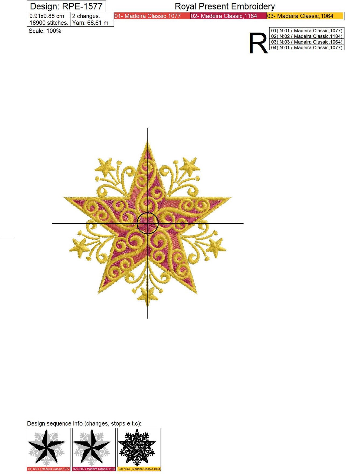 Red Christmas Star Machine Embroidery Design - 2 Sizes - Etsy