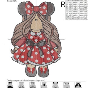 Mouse Tilda Doll Machine Embroidery Design 4 Sizes - Etsy