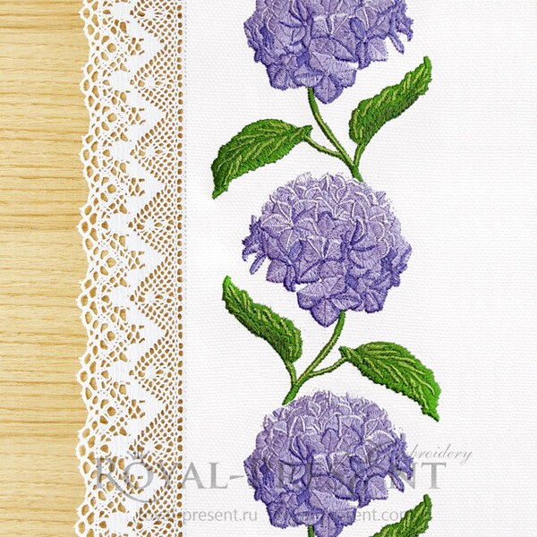Hydrangea Embroidery - Etsy