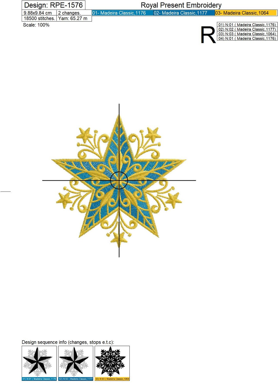 Christmas Star Machine Embroidery Design - 2 Sizes - Etsy