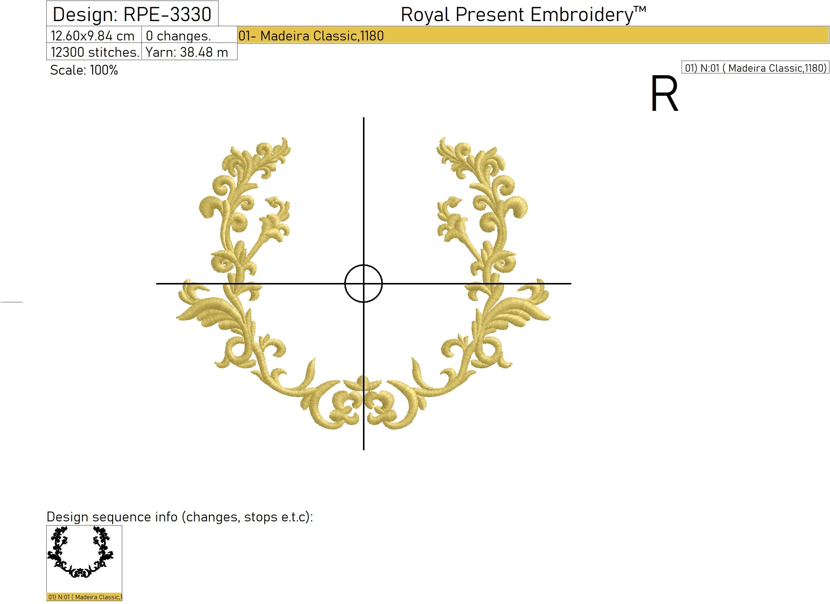 Frame for Monogram Machine Embroidery Design 5 Sizes - Etsy