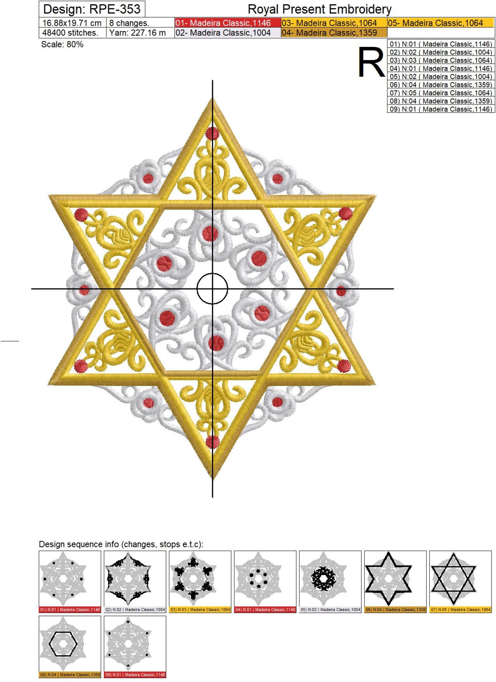 Machine Embroidery Design Star of David 2 Sizes - Etsy